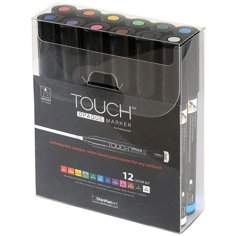 TOUCH Opaque Marker 12pc Medium Assorted – MarkerPOP